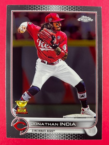 2022 Topps Chrome Baseball Jonathan India #182 Cincinnati Reds | eBay