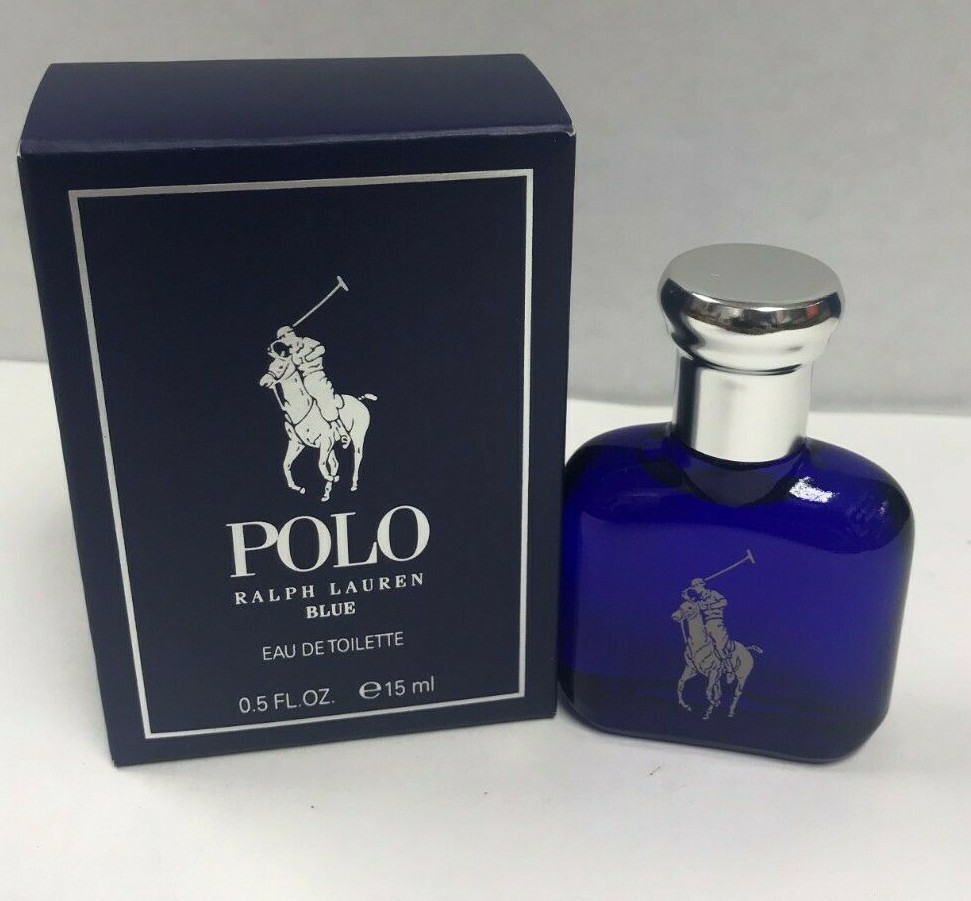 Polo Blue By Ralph Lauren Men 0.5 Oz/15 ML EDT Splash Mini Brand New in ...