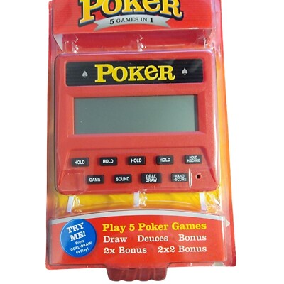 Handheld Electronic Poker Game 5-In-1 By RecZone | eBay