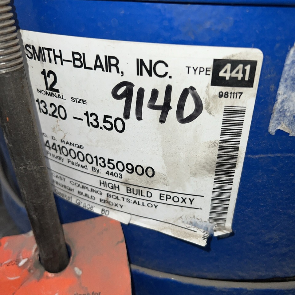 SMITH-BLAIR 441 Pipe Transition Coupling 12" SIZE 13.20-13.50 OD Type ...