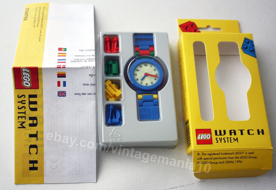 RARE VINTAGE 1996 LEGO WATCH SYSTEM STARTER CRIVAL SWISS + JAPAN MADE ...