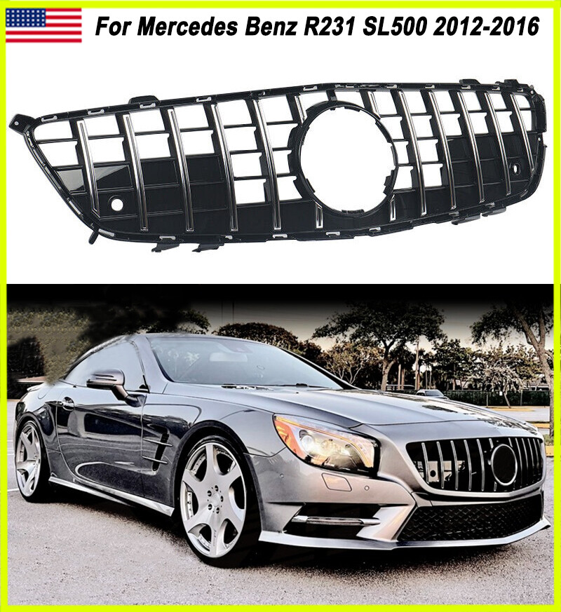 For Mercedes-Benz R231 SL-Class SL500 SL550 2013-16 GTR Style Front ...
