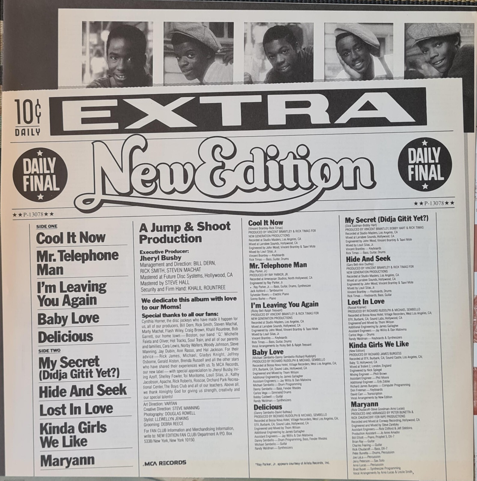 Rare! New Edition – New Edition Vinyl, LP, Album, PROMO Japan 1984 | eBay