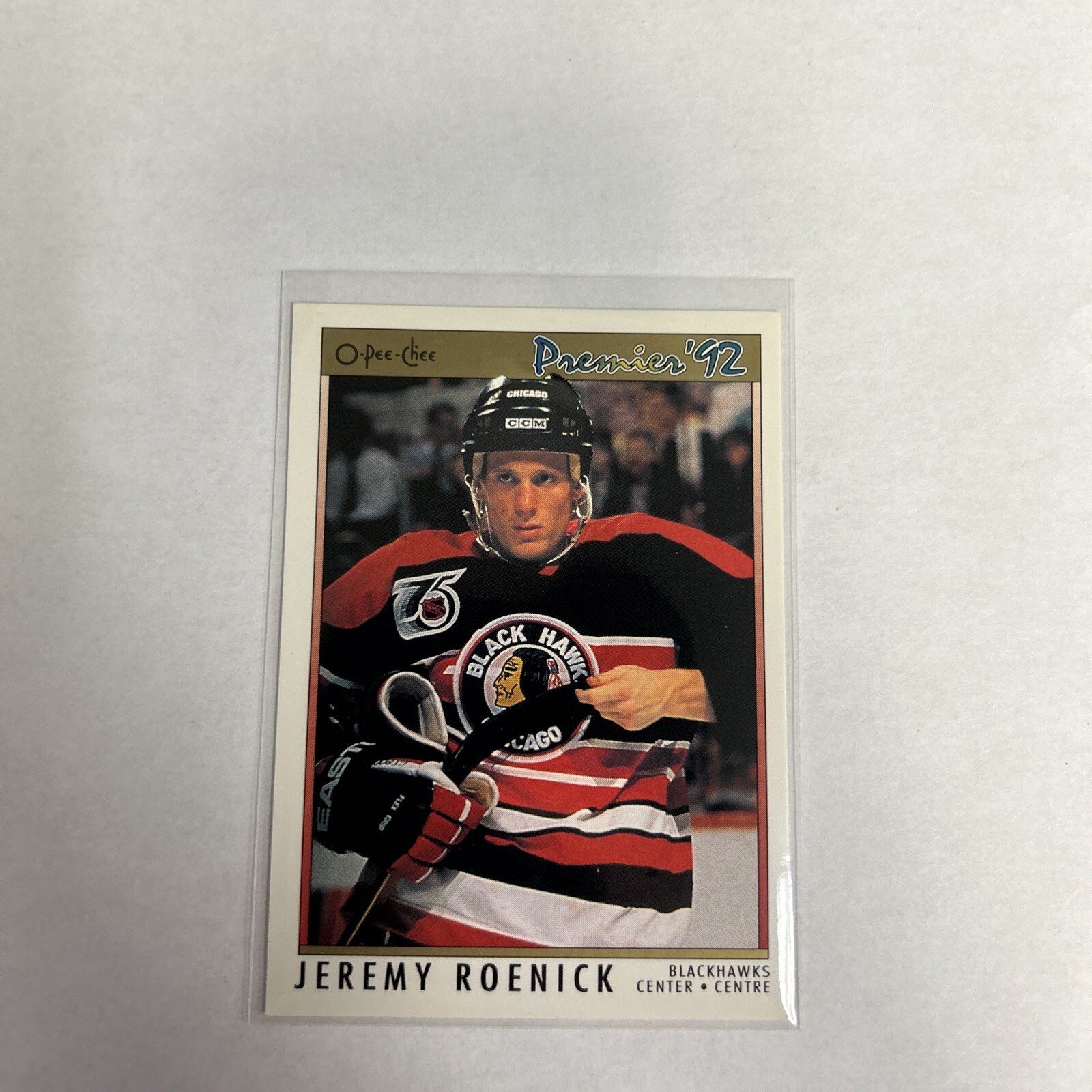 1991-92 O-Pee-Chee Premier - #52 Jeremy Roenick, Jeremy Roenick for ...