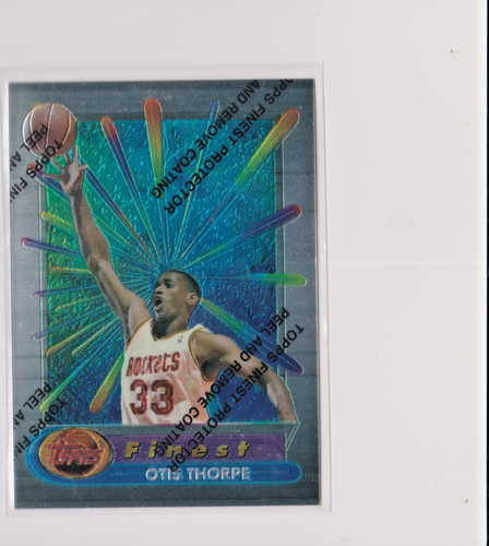 Otis Thorpe Houston Rockets Forward 1994-95 Finest Card # 295 Near-Mint ...