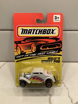 1993 WHITE - WILLYS STREET ROD #69 - MATCHBOX - MINT ON CARD 🔥 | eBay