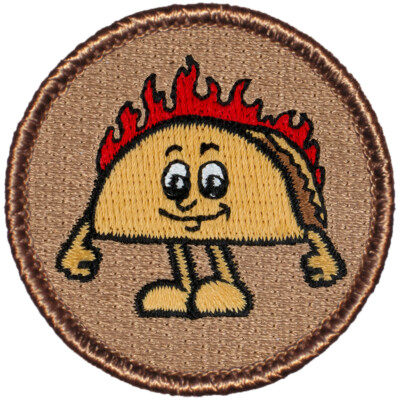 Spicy Taco Patrol Patch - 2" Round Embroidered Patch | eBay