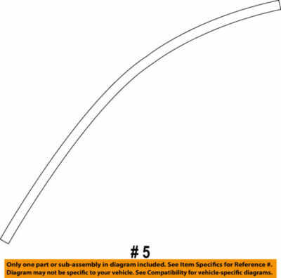 75986-33010 Toyota Stripe, front door, no.3 lh 7598633010, New Genuine ...