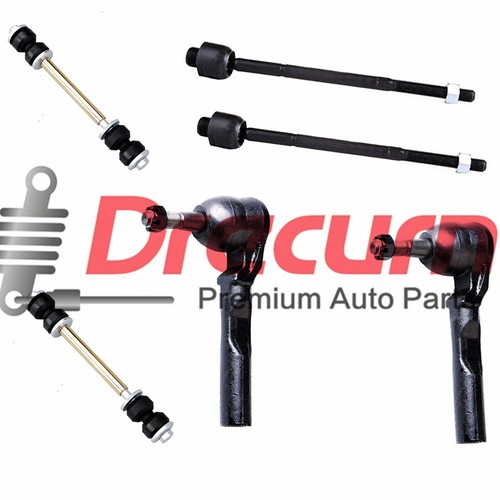 6Pc Tie Rod Sway Bar Kit For Chevrolet Silverado GMC Sierra 1500 RWD ...