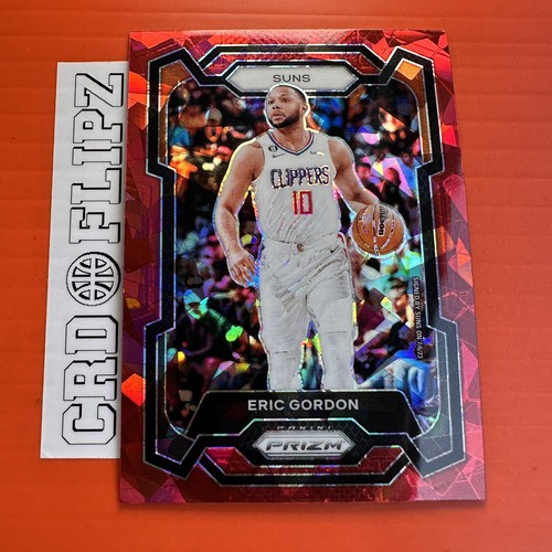 Eric Gordon Red Ice Prizm 2023-24 Panini Prizm Card #223 Los Angeles ...