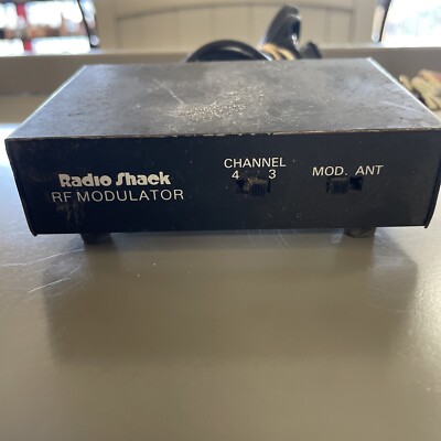 Vintage Radio Shack TV Video-Computer RF Modulator VHF Converter 15 ...