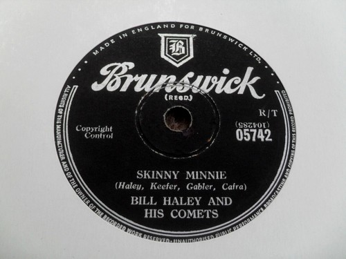 BILL HALEY: SKINNY MINNIE 1958 BRUNSWICK 78RPM EX RARE GREAT COPY | eBay UK