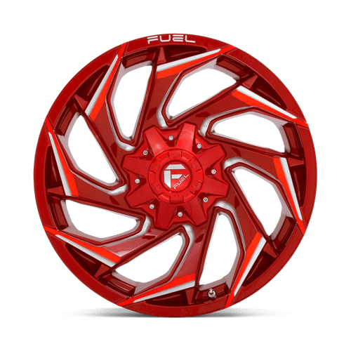 20X9 Fuel 1PC D754 REACTION 8X180 20MM CANDY RED MILLED (4) | eBay