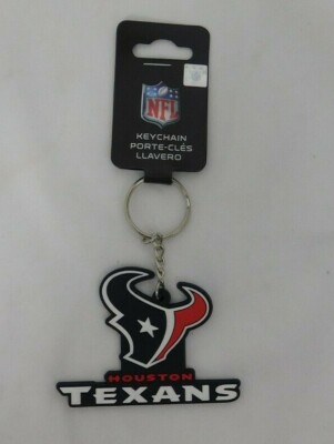Houston Texans Rubber Keychain Team Sports America NFL Bold Auto Chain ...