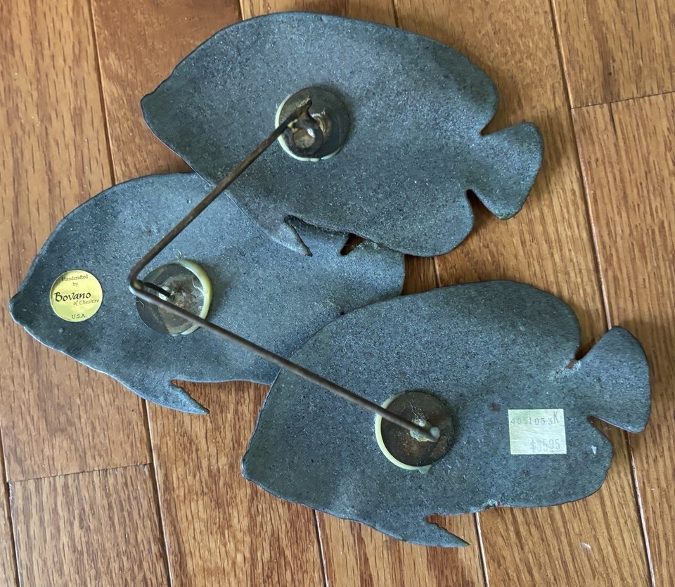 Vintage Bovano of Cheshire Regal Angelfish Tropical Fish Wall Art ...