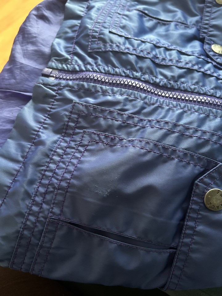 Fat Face Size 12 blue hooded zip-up jacket with pockets And Hood | eBay