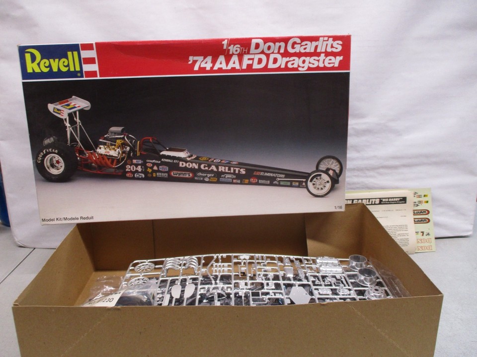 1987 Revell Don Garlits 1974 AA/FD Dragster 1/16 | eBay