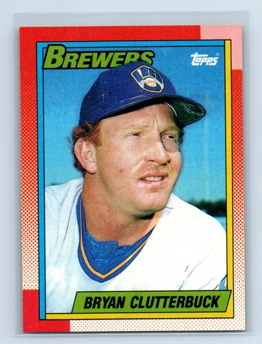 1990 Topps straight from the pack!!! Bryan Clutterbuck Milwaukee ...