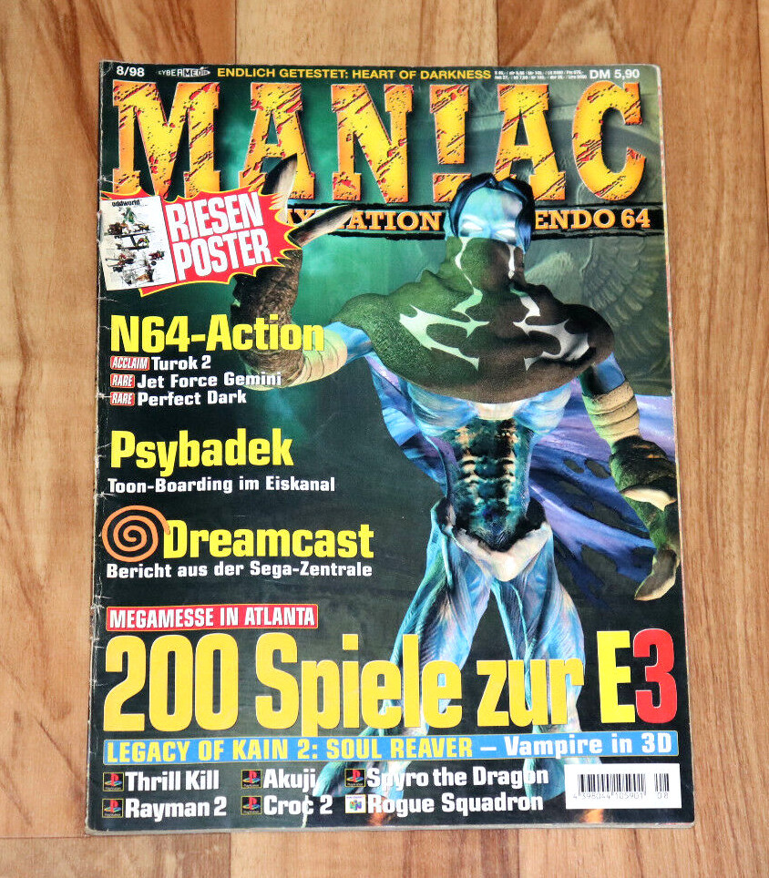 1998 Video gaming Magazine Crash Bandicoot Warped Spyro the Dragon ...