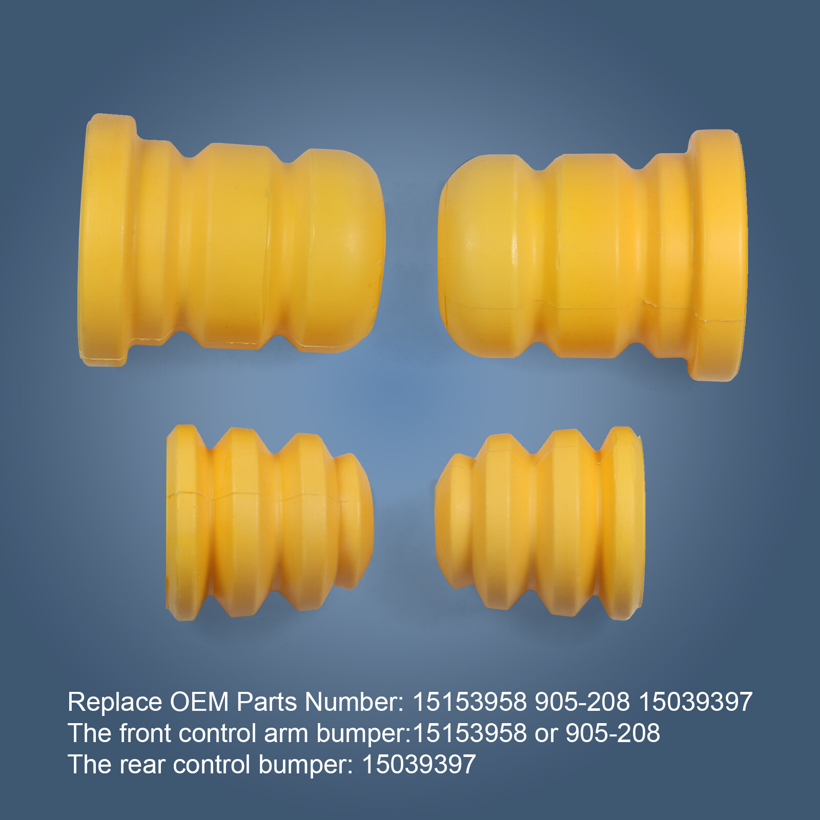 4x Position Control Arm Bump Stop Front & Rear Fit For GMC Cadillac ...