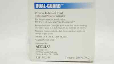 Aesculap MD346 Dual-Guard Process Indicator Card (Qty-250) (RRR-3) | eBay