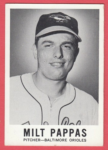 1960 Leaf Baseball # 57 Milt Pappas -- Orioles -- Box 732-123 | eBay