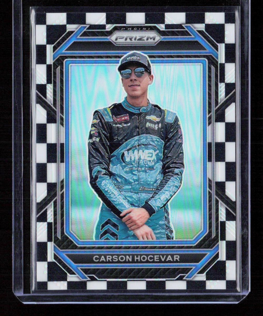 Carson Hocevar 2023 Panini Prizm #85 Checkered Flag Prizm #30/50 | eBay
