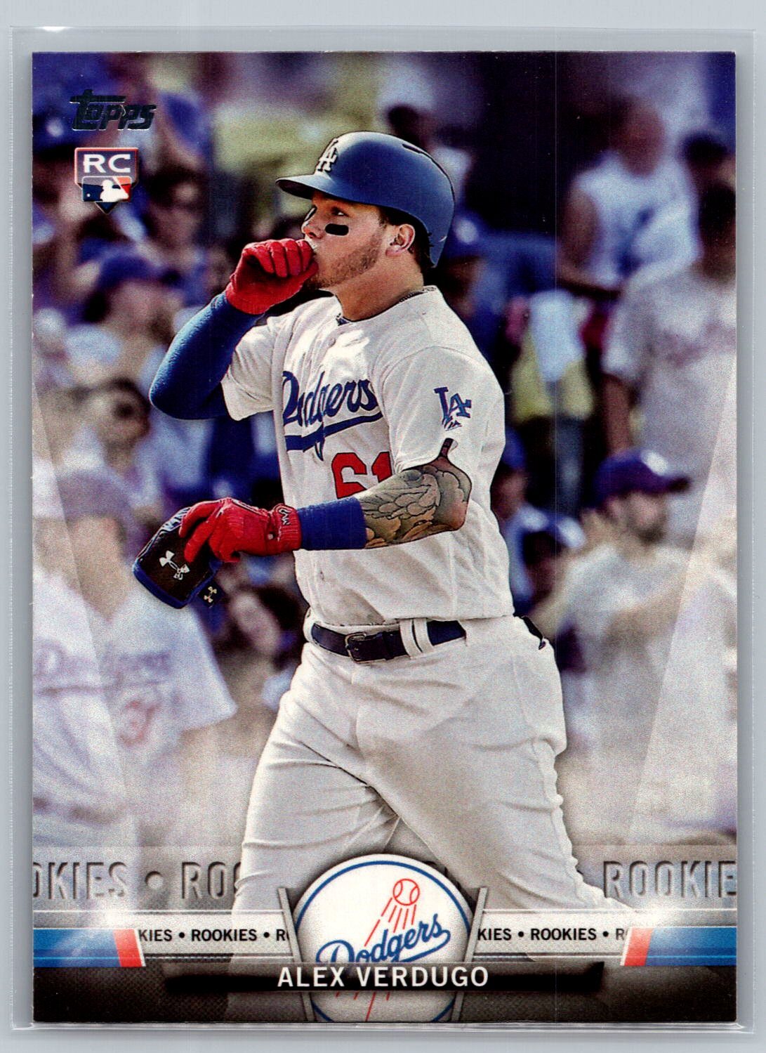 2018 Topps Salute Baseball #TS-80 Alex Verdugo RC Los Angeles Dodgers ...