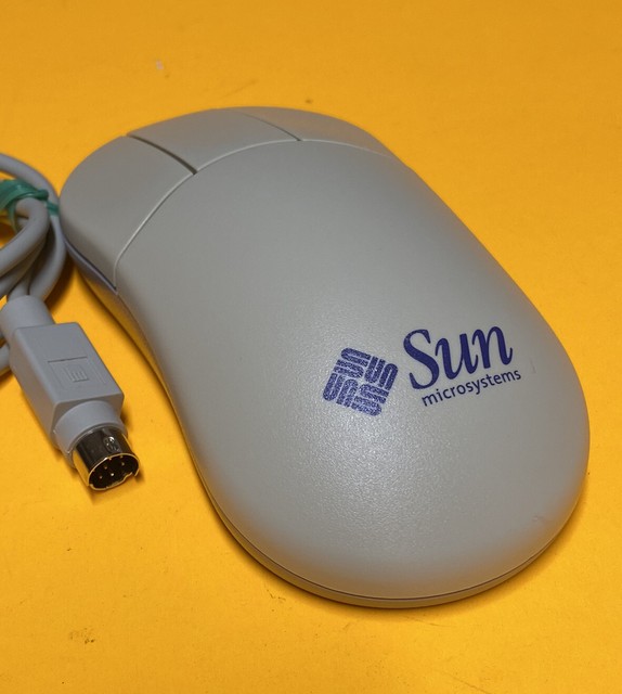 Sun Microsystems Type 6 3-button Crossbow Mini-din 8 Mouse 370-3631 for ...