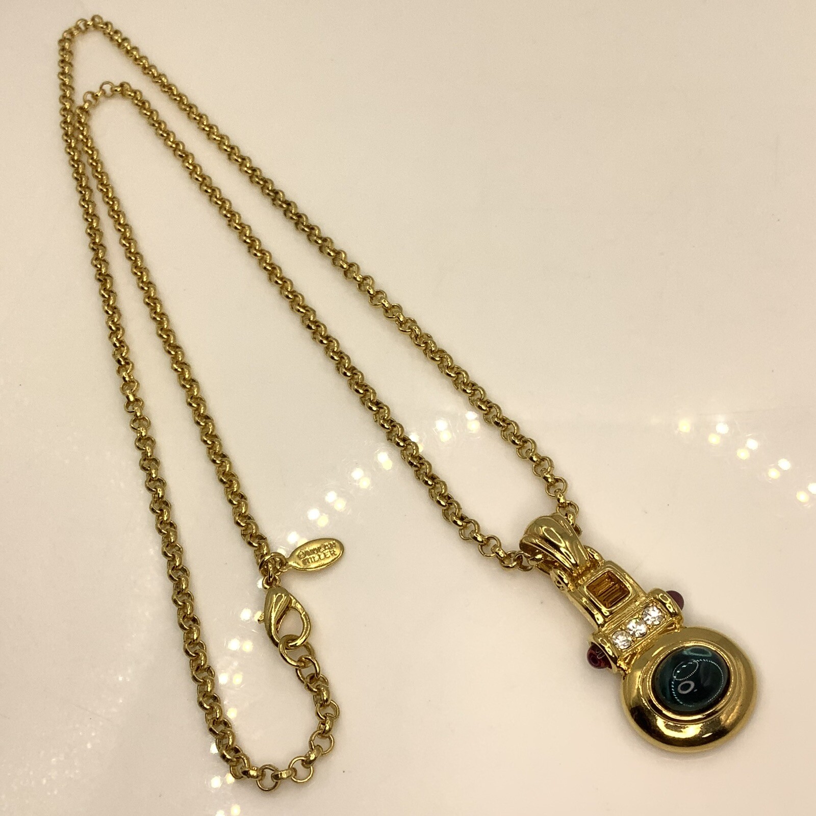 Beautiful Nolan Miller Designer Signed Rhinestone Cab… - Gem