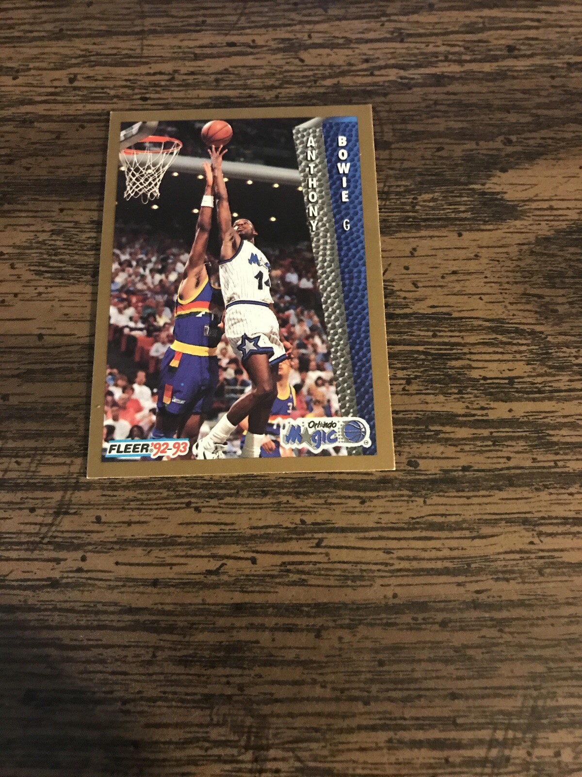 Anthony Bowie, G, Orlando Magic, Fleer '92-93, #159 | eBay