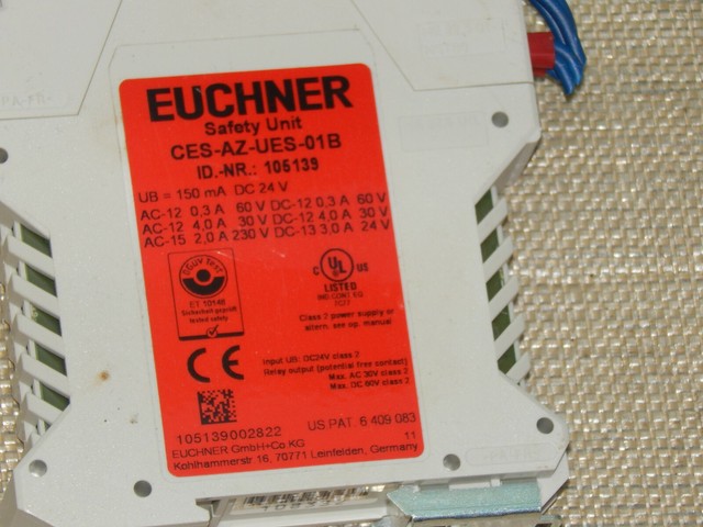 Euchner Safety Unit CES-AZ-UES-01B for sale online | eBay