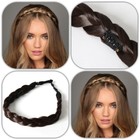 Stranded Hair Plait Chunky Clipped Braid Hairband Braided Headband ...
