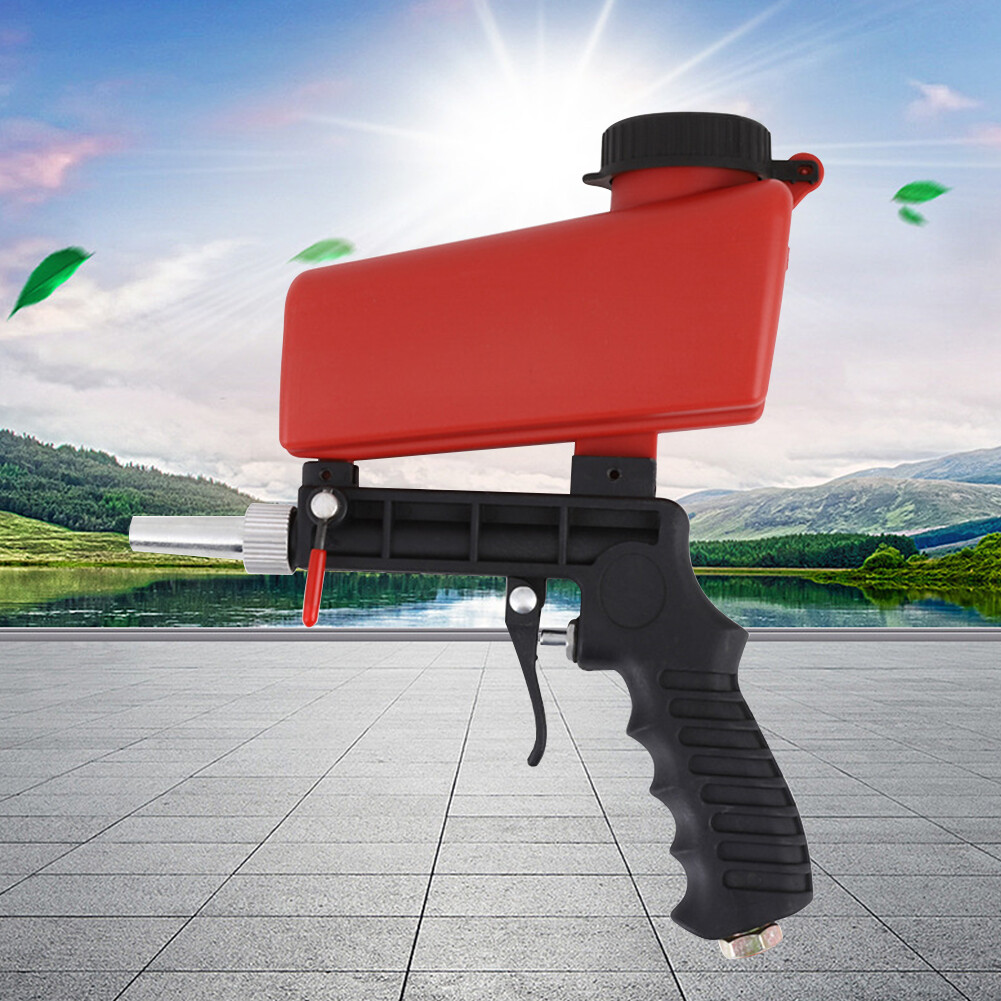 NEW Portable Handheld Air Compressor Speed Sand Gun Blaster Sand ...