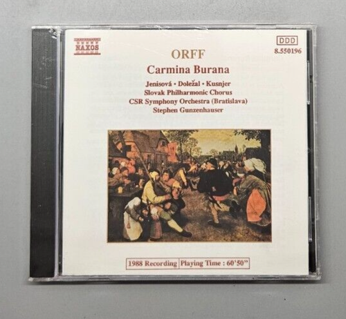 Carmina Burana by C. Orff (CD, 1992) 730099519625 | eBay