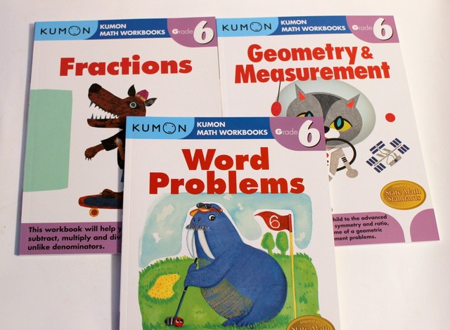 KUMON Math Workbooks Grade 6 Set 3 Books FREE Shipping EBay kumon-math-workbooks-grade-6-set-3-books-free-shipping-ebay