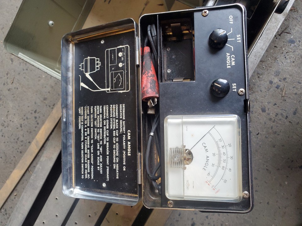 Vintage Allen Electric AC Delco Automotive Test Equipment With Carrying ...