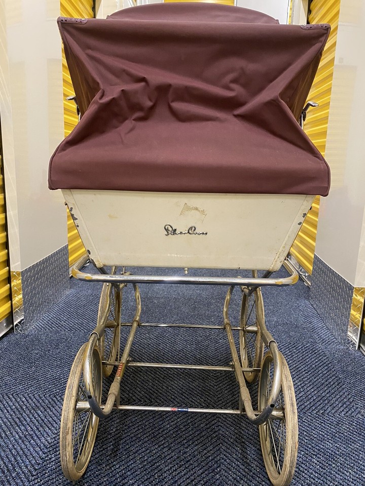 VTG SilverCross Baby Pram Carriage 2 Irregular Wheels English Classic ...