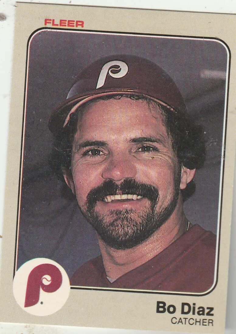 FREE SHIPPING-MINT-1983 Fleer #160 Bo Diaz Phillies PLUS BONUS CARDS | eBay