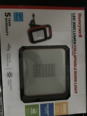 NEW Honeywell 3000 Lumen Collapsible LED Work Light 300W Equivalent ...