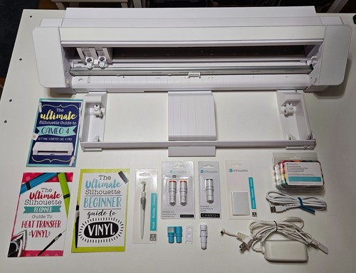 Silhouette Cameo 4 PRO - 24", Classic White, Advanced Blade Pack ...