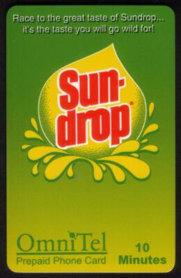 10m Sun-Drop Getränke (Große Logo) Handy Karte | eBay.de