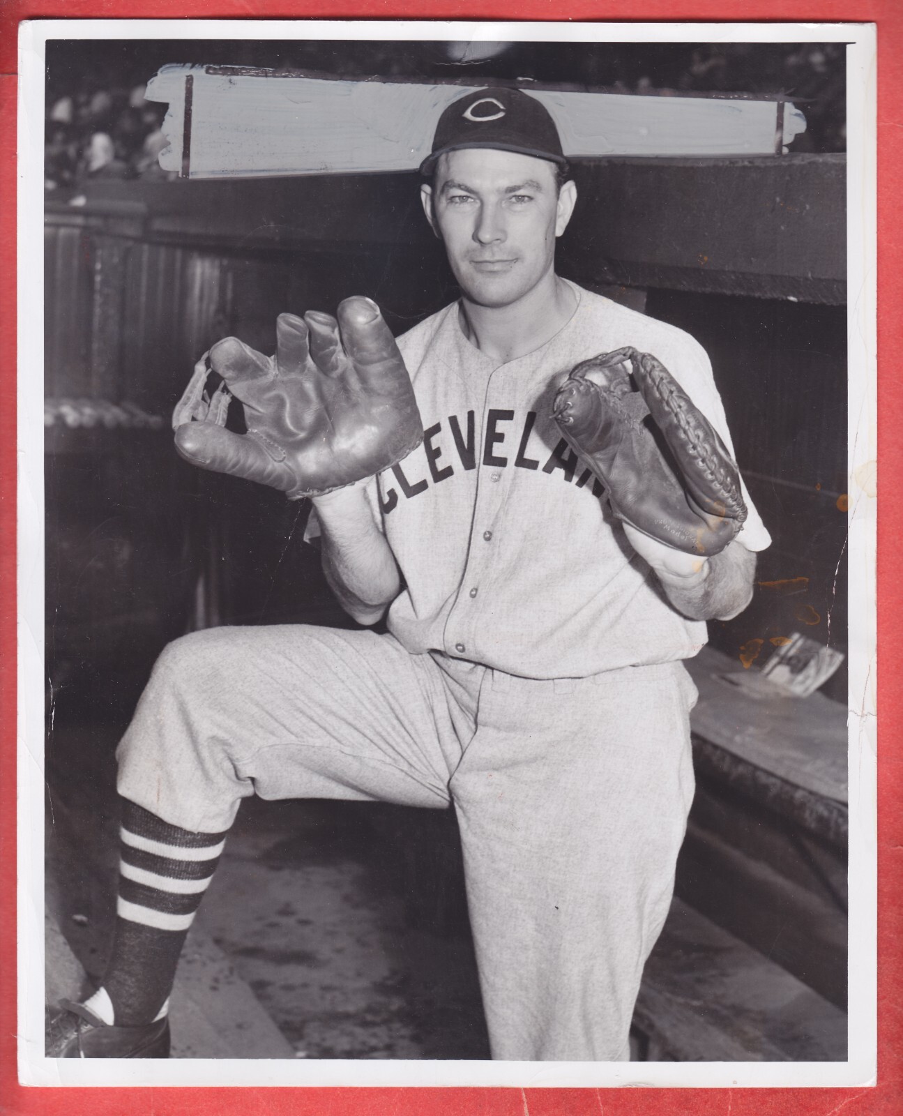 1940 CLEVELAND INDIANS TYPE 1 GLOSSY 8 X 10 BEAU BELL | eBay