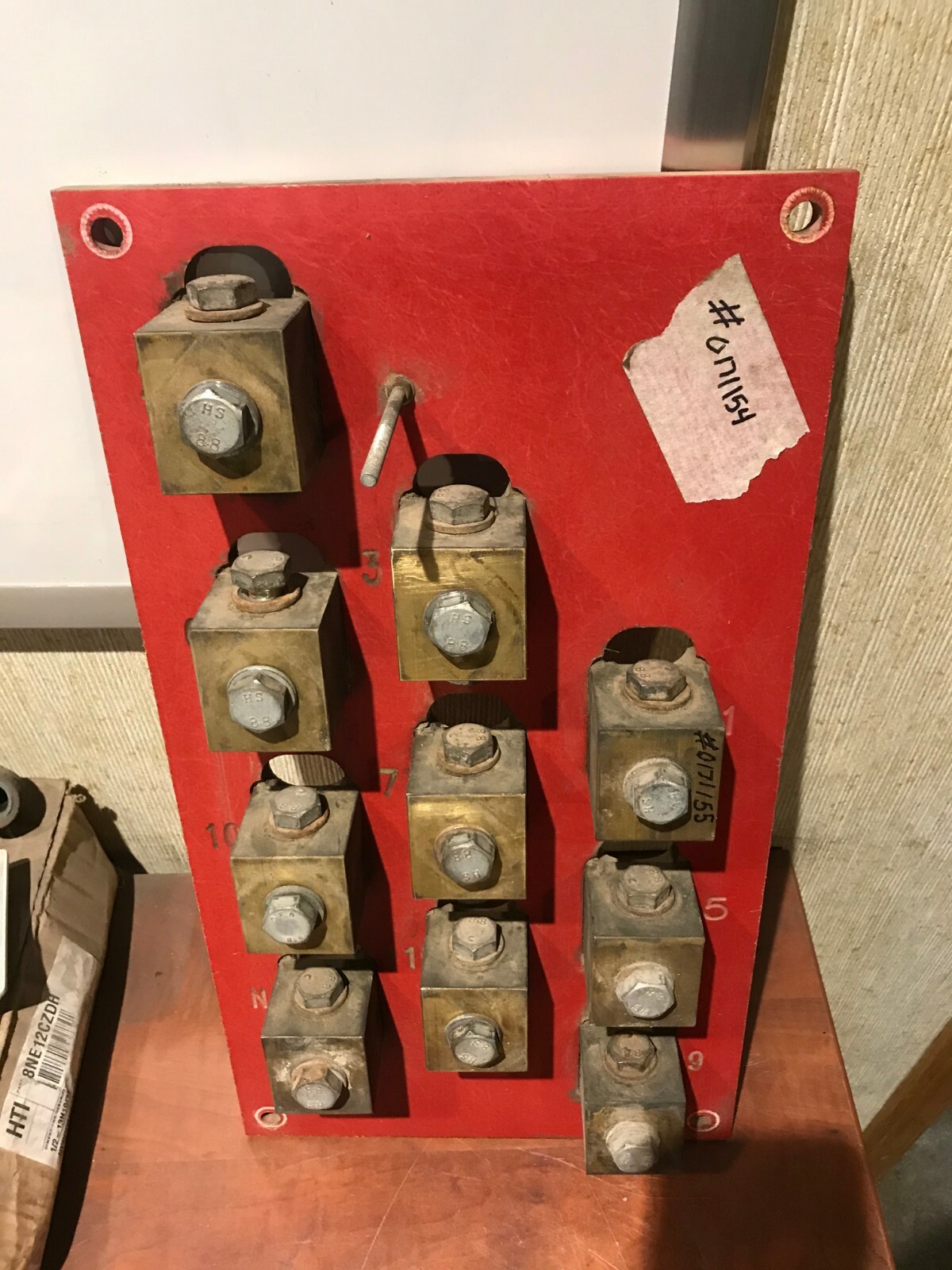 Link Board Terminal Block Panel From Wacker Neuson G240 Generator 480V ...