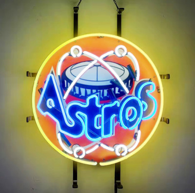 Huston Astros Neon Sign For Home Bar Pub Club Man Cave Home Room Wall ...