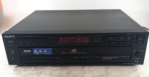 Sony CDP-C615 5-Disc CD Compact Changer Player with Remote Tray Loading ...