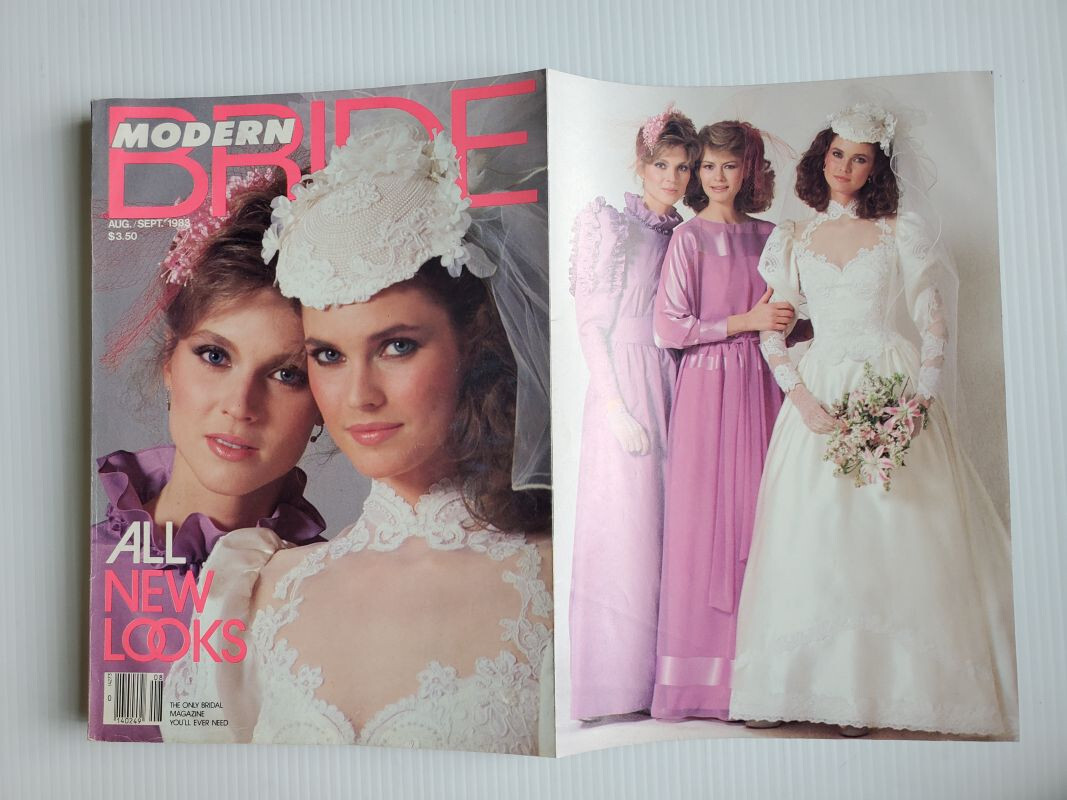 1983 MODERN BRIDE magazine CAROL ALT Renee Simonsen Kristin Holby Rene ...