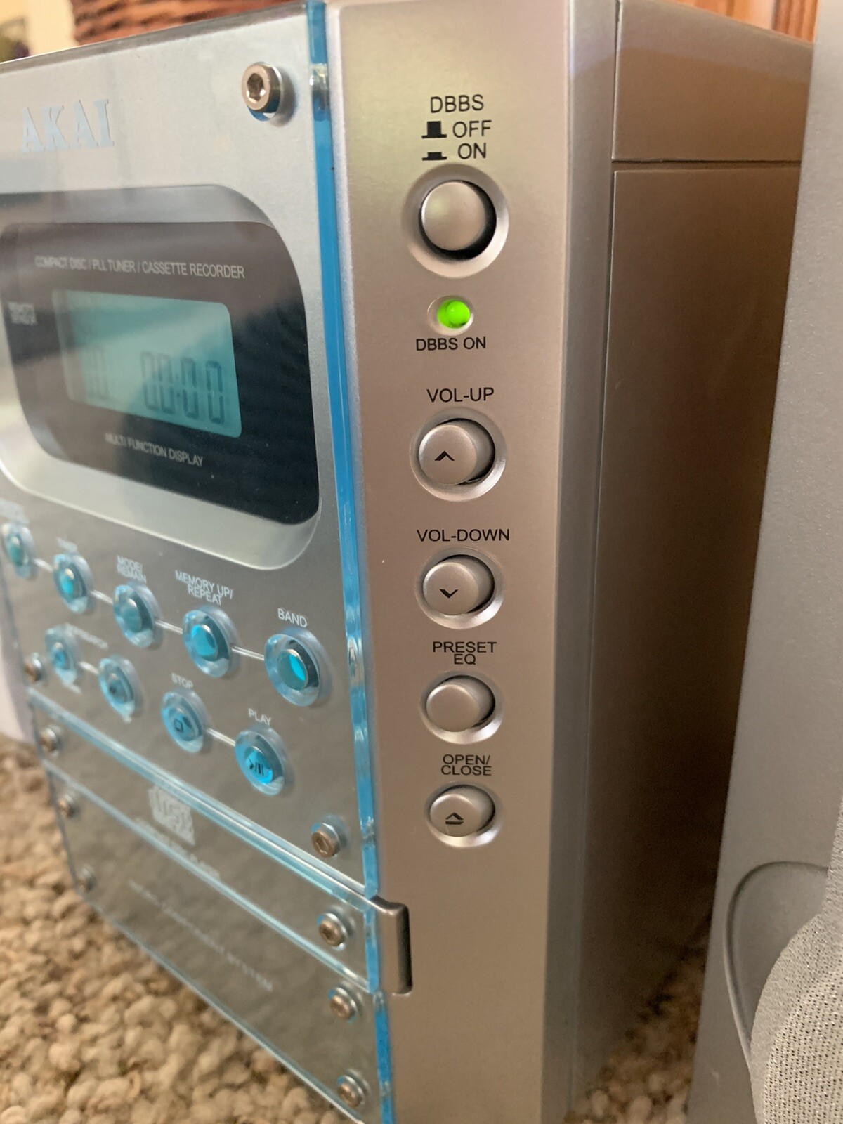 AKAI MX-2800 Micro Stereo System With 2 Speakers CD Cassette | eBay