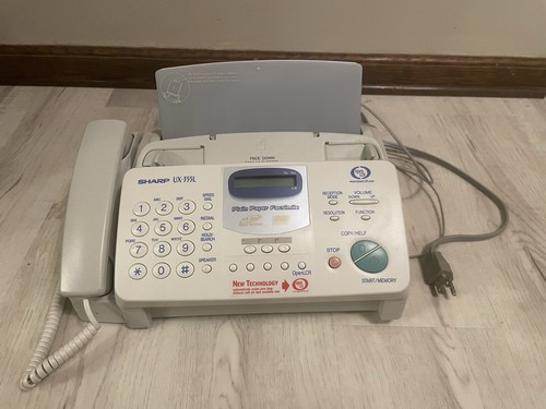 Sharp UX-355L Fax Machine Heavy Duty Plain Paper Fax Machine Lightly ...