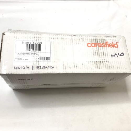 4” x1.25" Direct Thermal Labels Mobile, 3”C Wound Out 2 ROLLS of 3600 ...